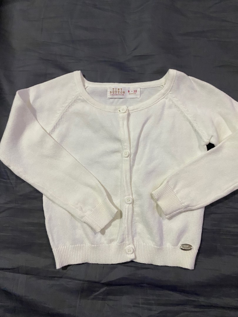 Tiny Button Baby Cardigan, Babies & Kids, Babies & Kids Fashion on ...