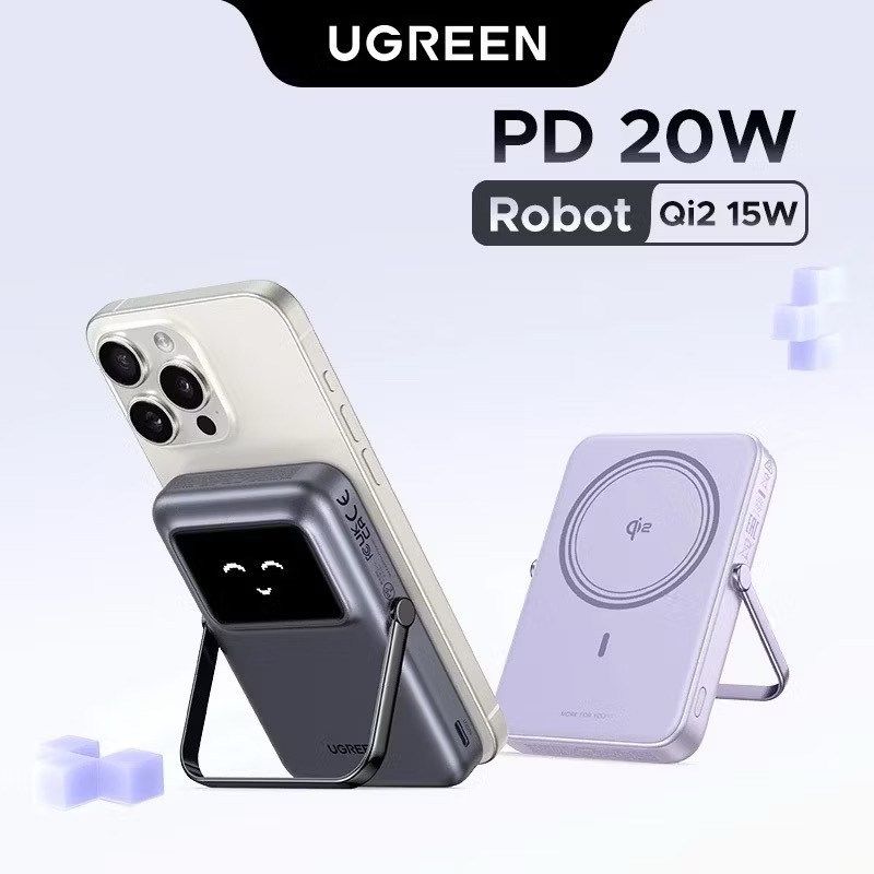 Ugreen Purple UNO Qi2 15W 10000mAh Magnetic Wireless PD20W Fast ...