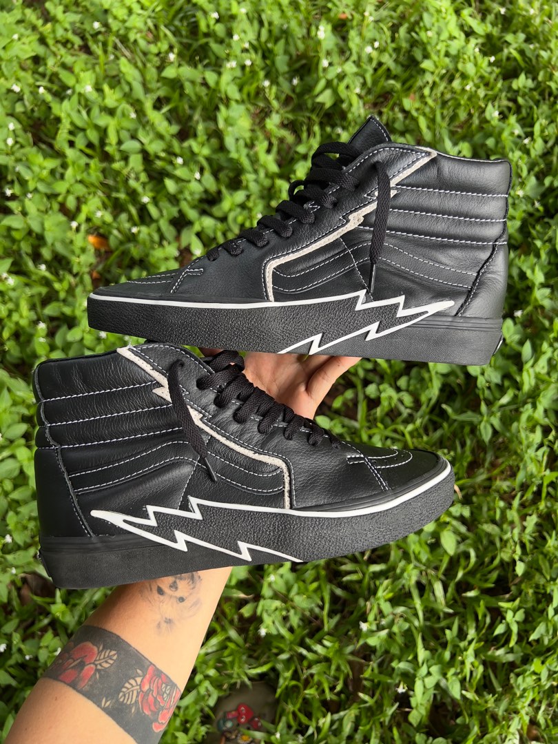 Vans Sk8 Hi Bolt, Men's Fashion, Footwear, Sneakers on Carousell