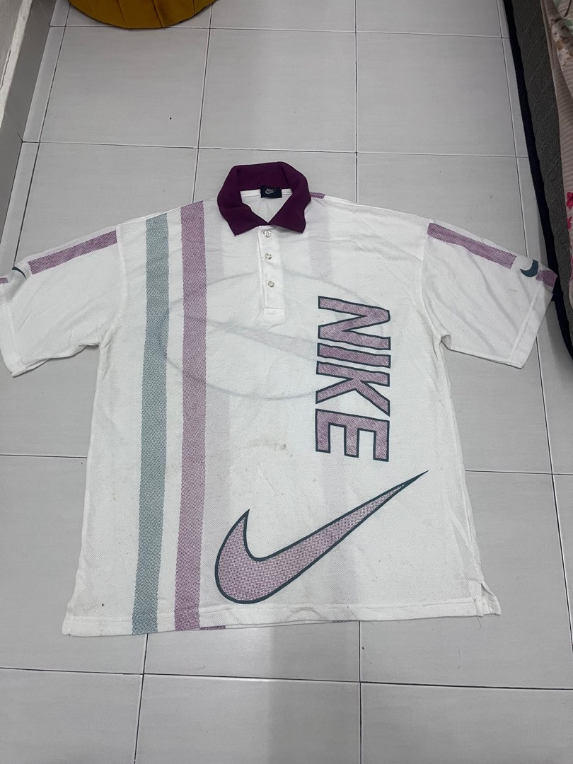 vintage 90s NIKE BOOTLEG BIG SWOOSH, Men's Fashion, Tops & Sets ...