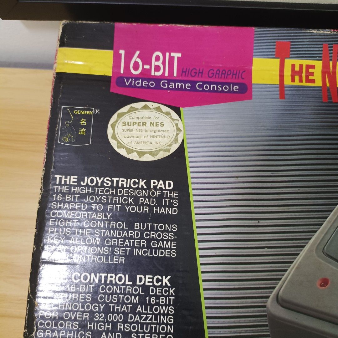 VINTAGE GENTRY 16 BIT HIGH GRAPHIC VIDEO GAME CONSOLE, Hobbies & Toys ...