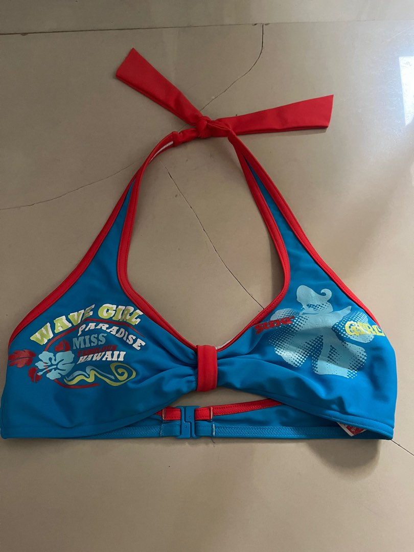 Vintage Triumph BeeDees Halter Swim Bra, Women's Fashion, Swimwear ...