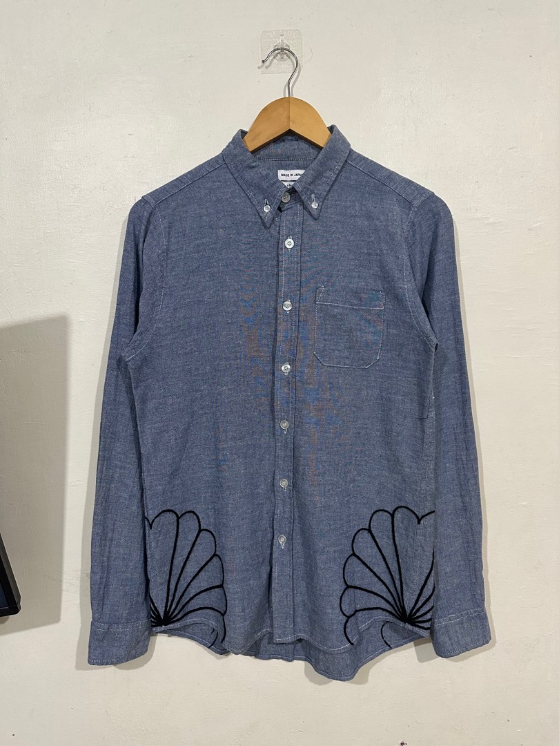 Visvim - Button Down - Long Sleeve Polo, Women's Fashion, Tops, Longsleeves on Carousell