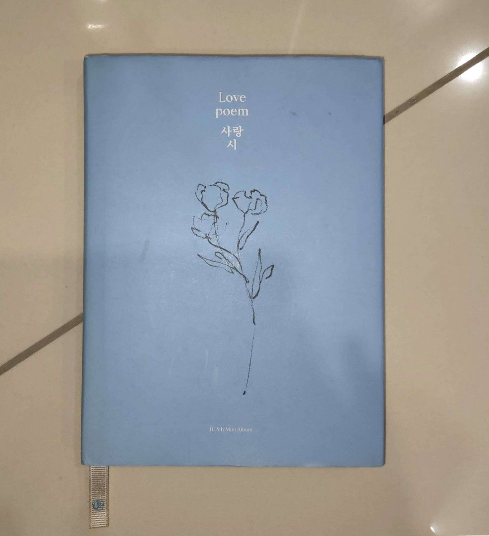 WTS IU 'Love Poem' Album (Unsealed but Photobook, Poster, and CD only ...