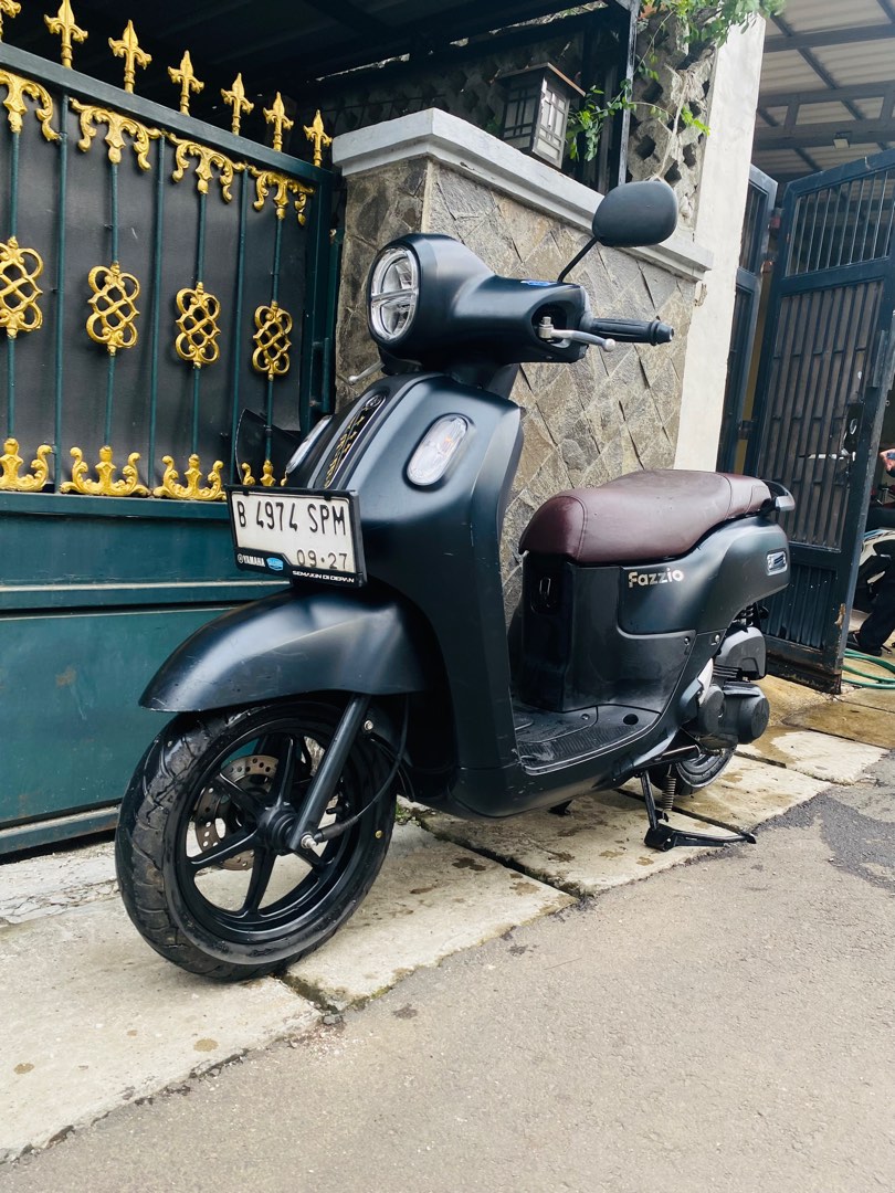 Yamaha Fazzio lux 125 hybrid th 2022 Gress tt lexi beat, Motor di Carousell