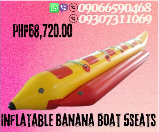 5 persons inflatable banana boat any color for sale, Everything Else ...