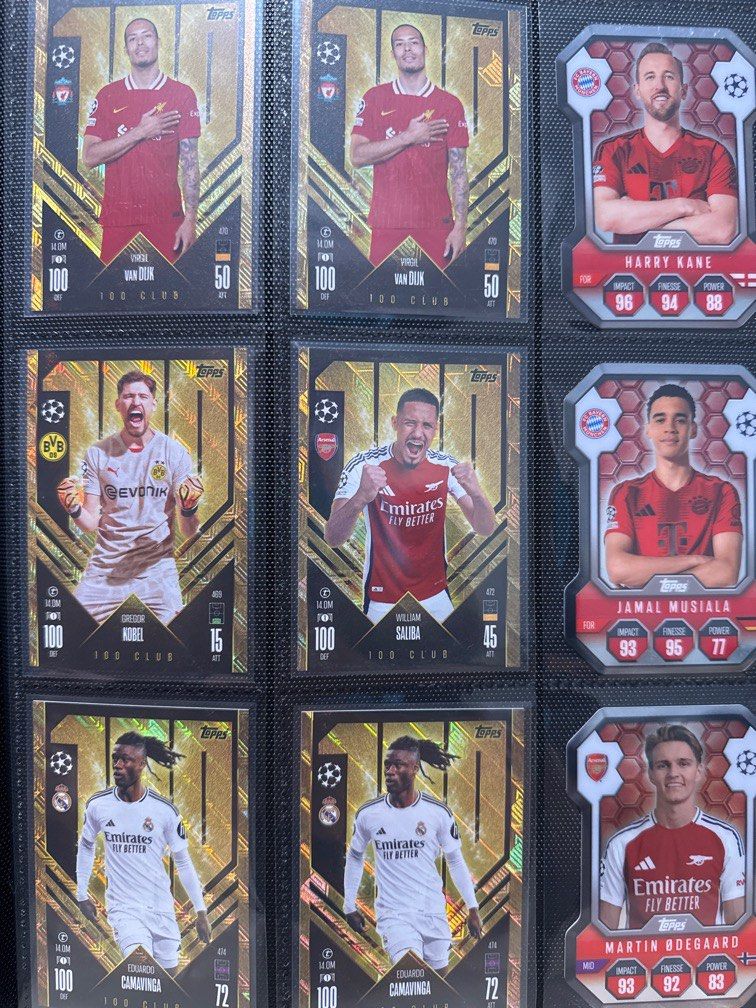 “退坑” Match Attax 24-25 card panini topps soccer football , 興趣及遊戲, 玩具 ...