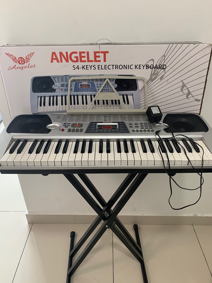 Angelet 54-keys electronic keyboard, Hobbies & Toys, Music & Media ...
