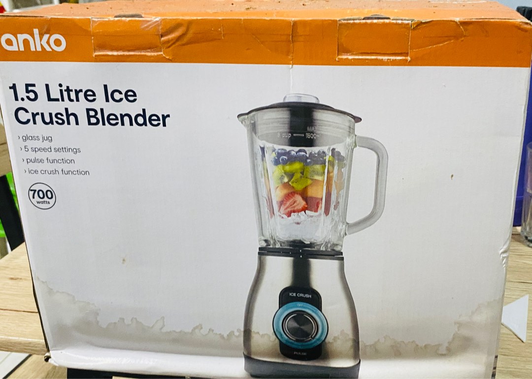 ANKO Ice Crush Blender (1.5L), TV & Home Appliances, Kitchen Appliances ...