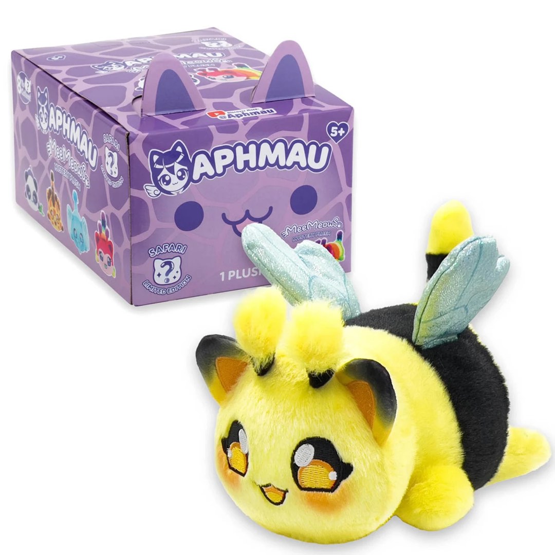 Aphmau 6-inch MeeMeow Mystery Plush – Bee Soft Toy, Hobbies & Toys ...