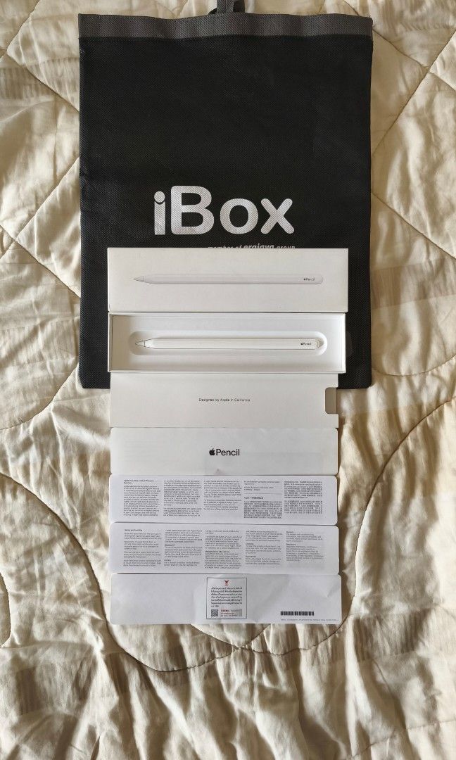 Apple Pencil pen gen 2 IBOX Resmi fullset lengkap mulus original ...