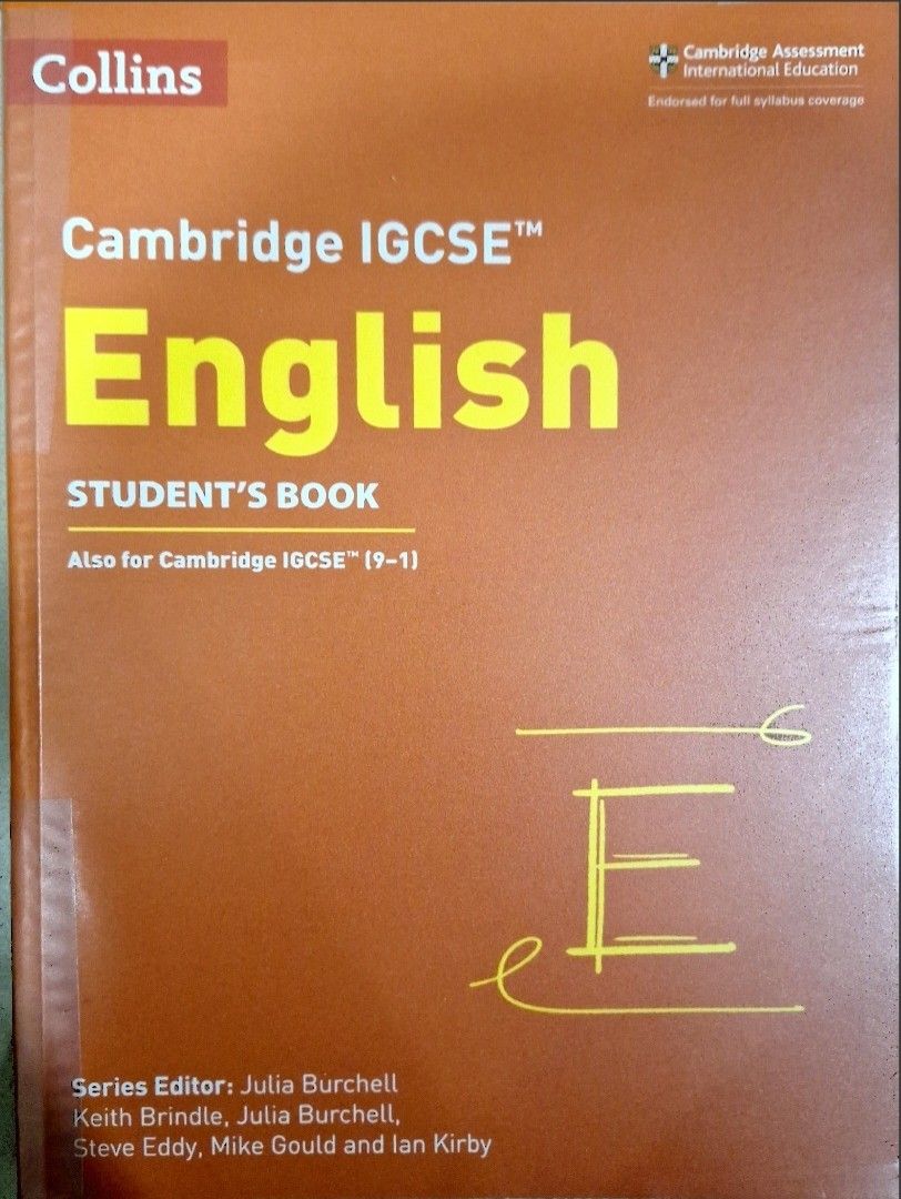Cambridge IGCSE Year 10/Year 11 First Language English (FLE) Students ...