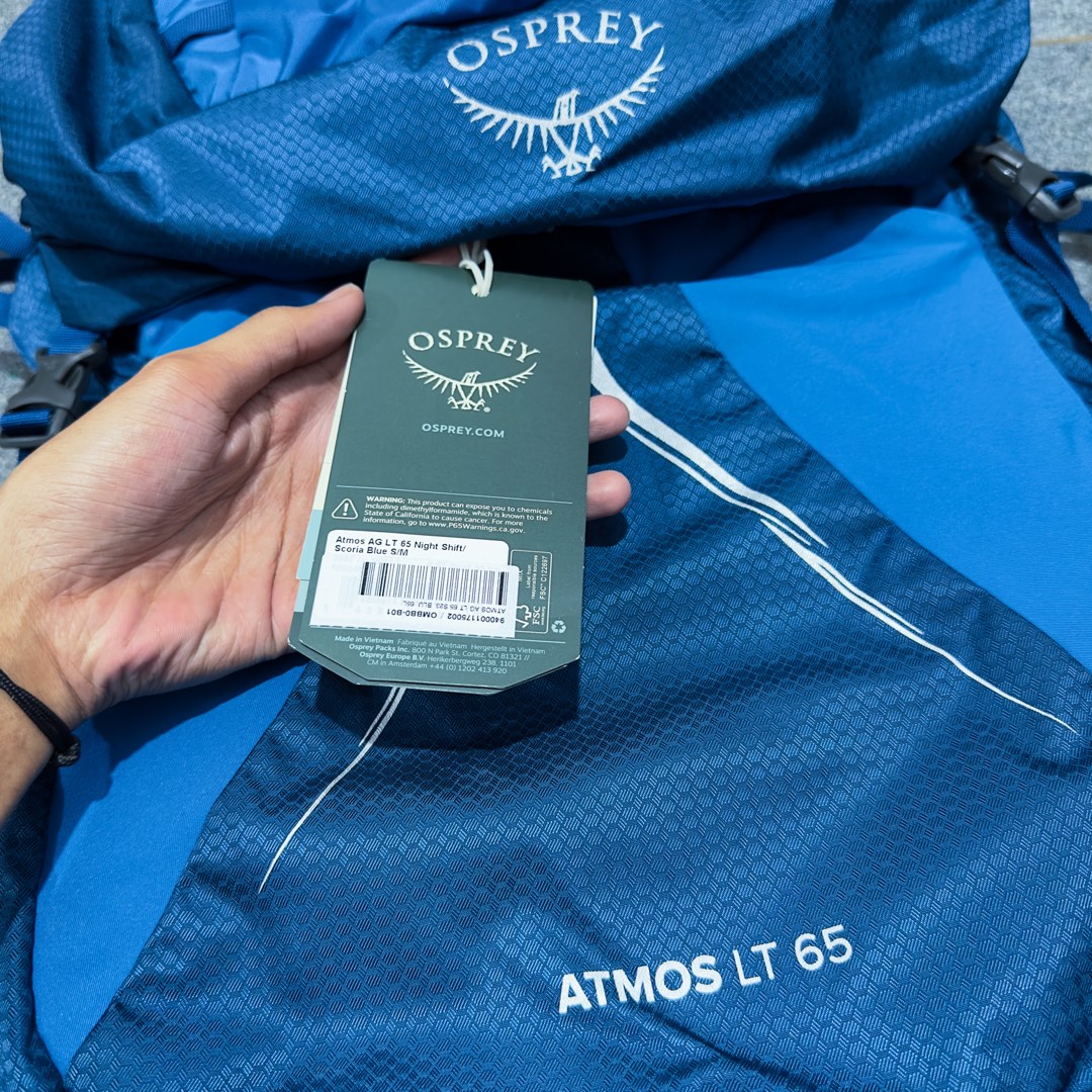 Tas Gunung Carrier Osprey Atmos AG LT 65L Resmi, Olah Raga, Perlengkapan Olahraga Lainnya di ...