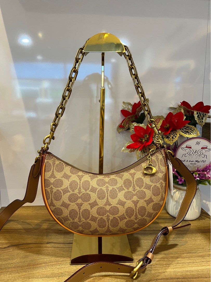Coach Mira Crescent Shoulder Bag, Women's Fashion, Bags & Wallets ...
