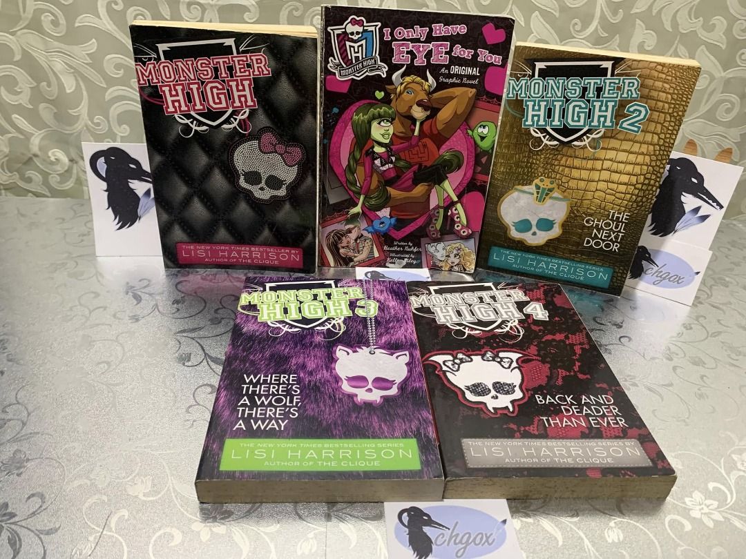 [Complete Set / Lot of 5] Monster High by Lisi Harrison | Complete Set ...