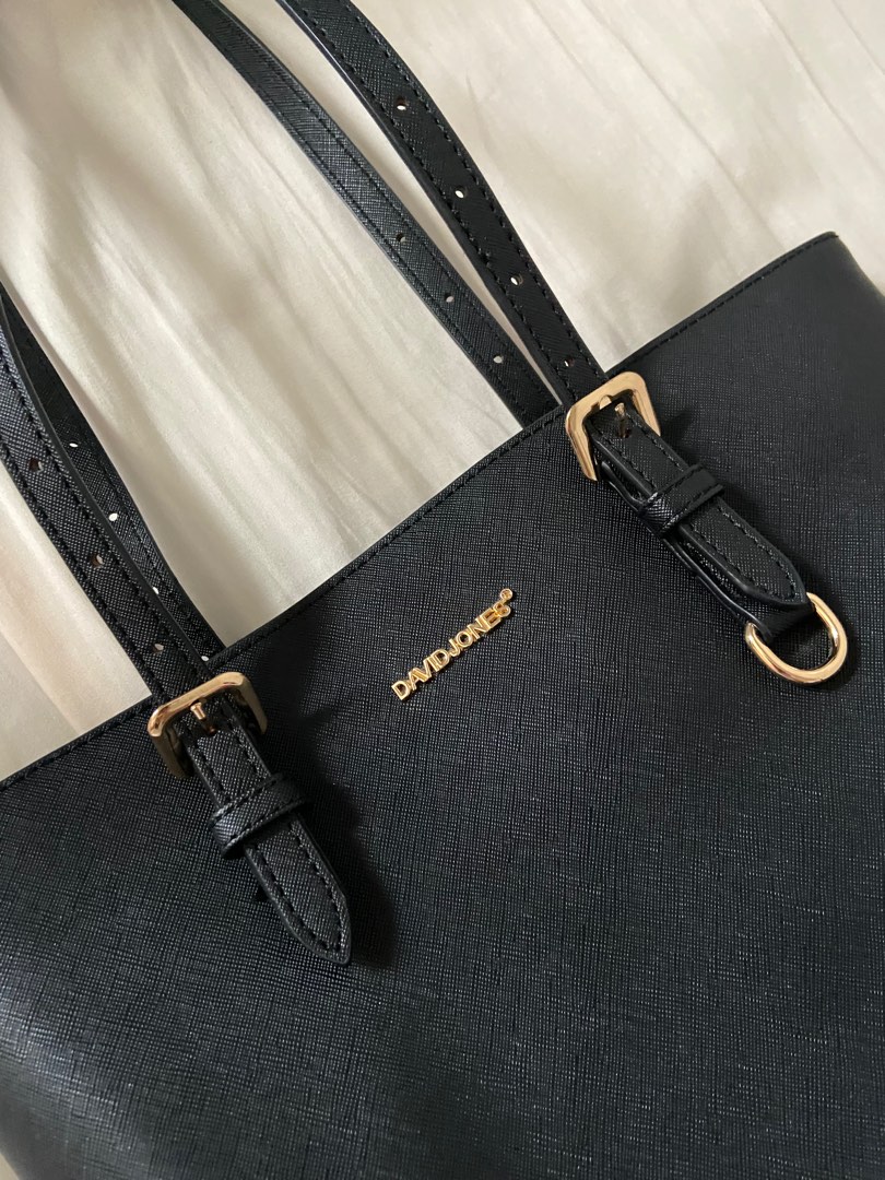 David Jones Black tote bag, Women's Fashion, Bags & Wallets, Tote Bags ...