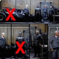 Diorama Bat Cave Tdk With Hot Toys Alfred, Custom Ras & Lucius Fox ...