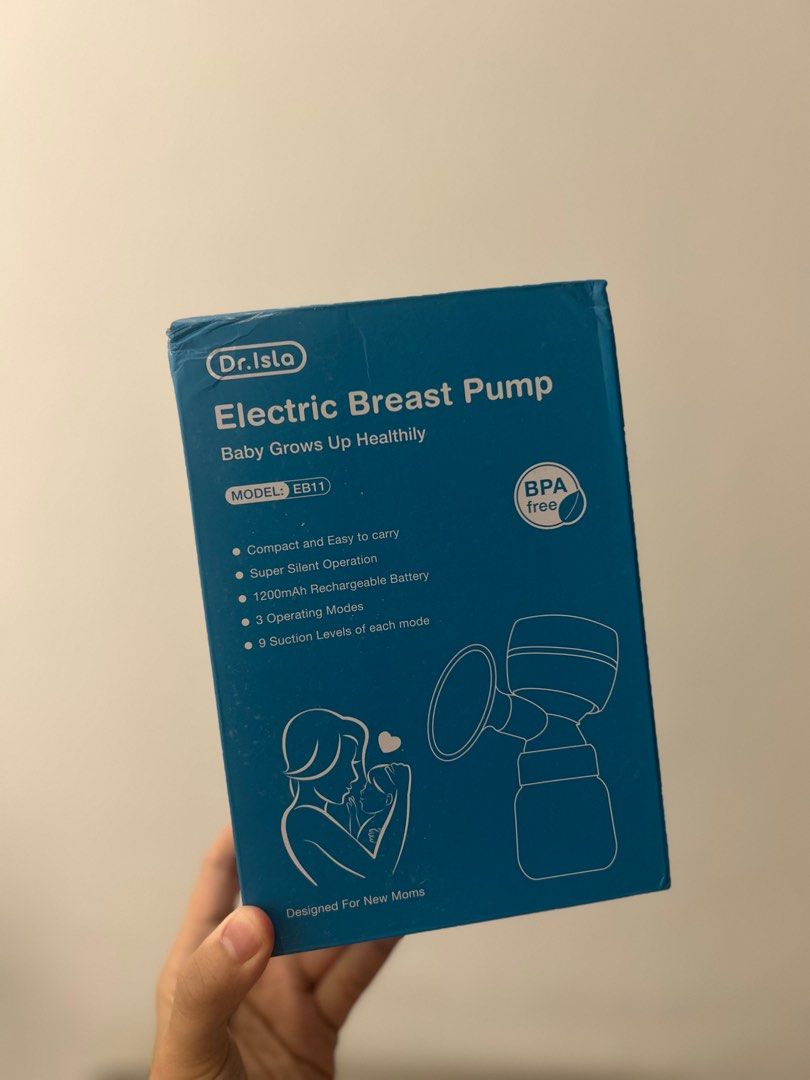 Dr.Isla EB11 Electric Rechargeable Handfree Breast Pump, Babies & Kids ...