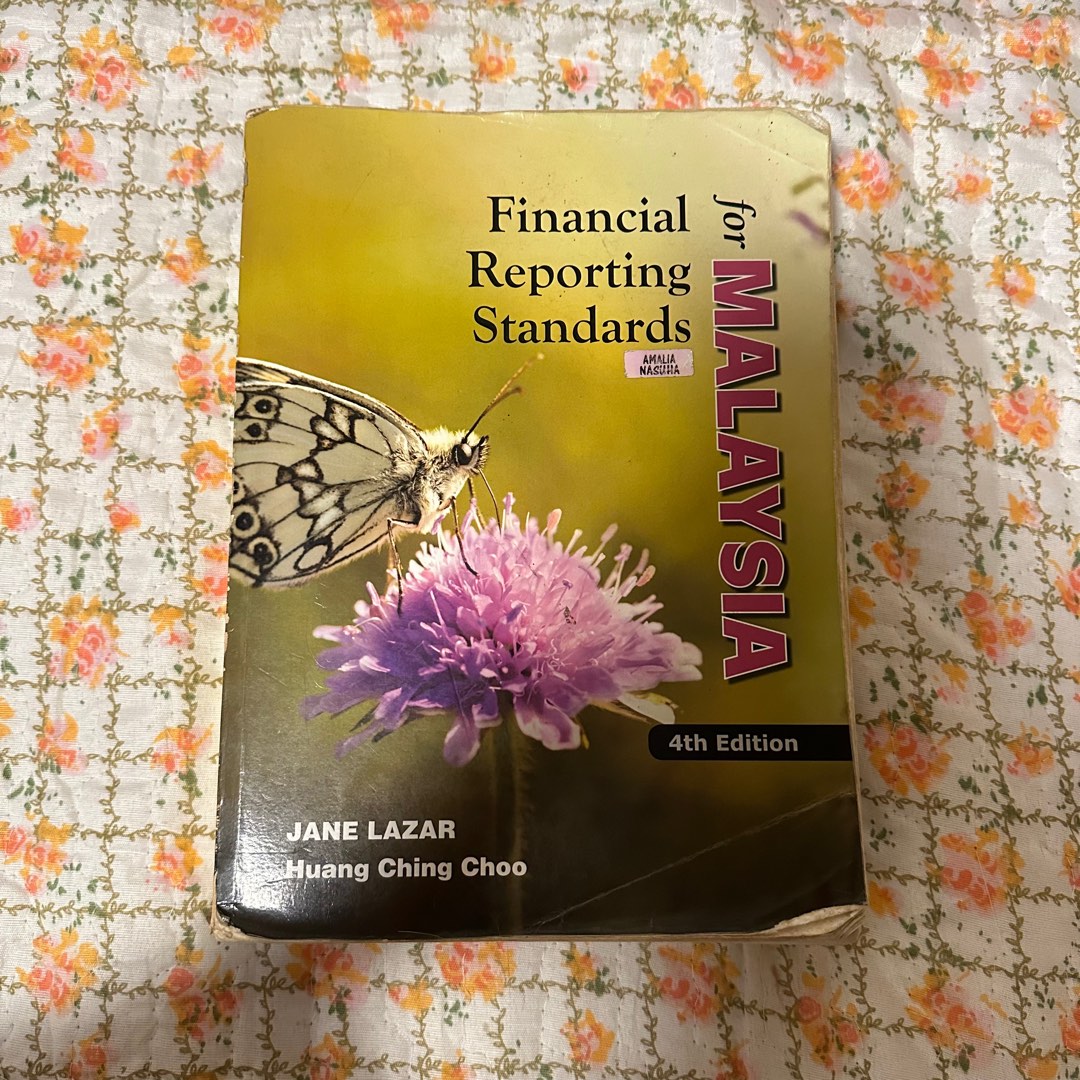 Financial Reporting Standards Malaysia MFRS (Jane Lazar), Hobbies ...
