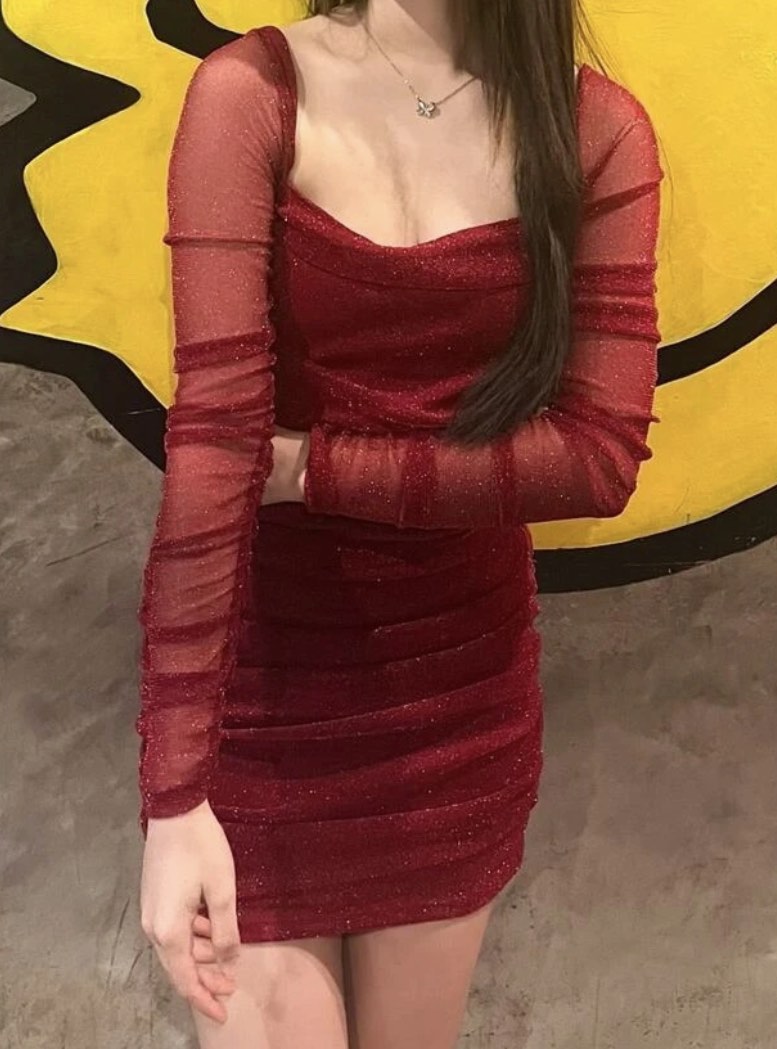 FOR SALE RUBY RED GLAM AND GLITZ 2 WAY WEAR DRESS OFF SHOULDER BODYCON MINI DRESS CLASSY ELEGANT ...