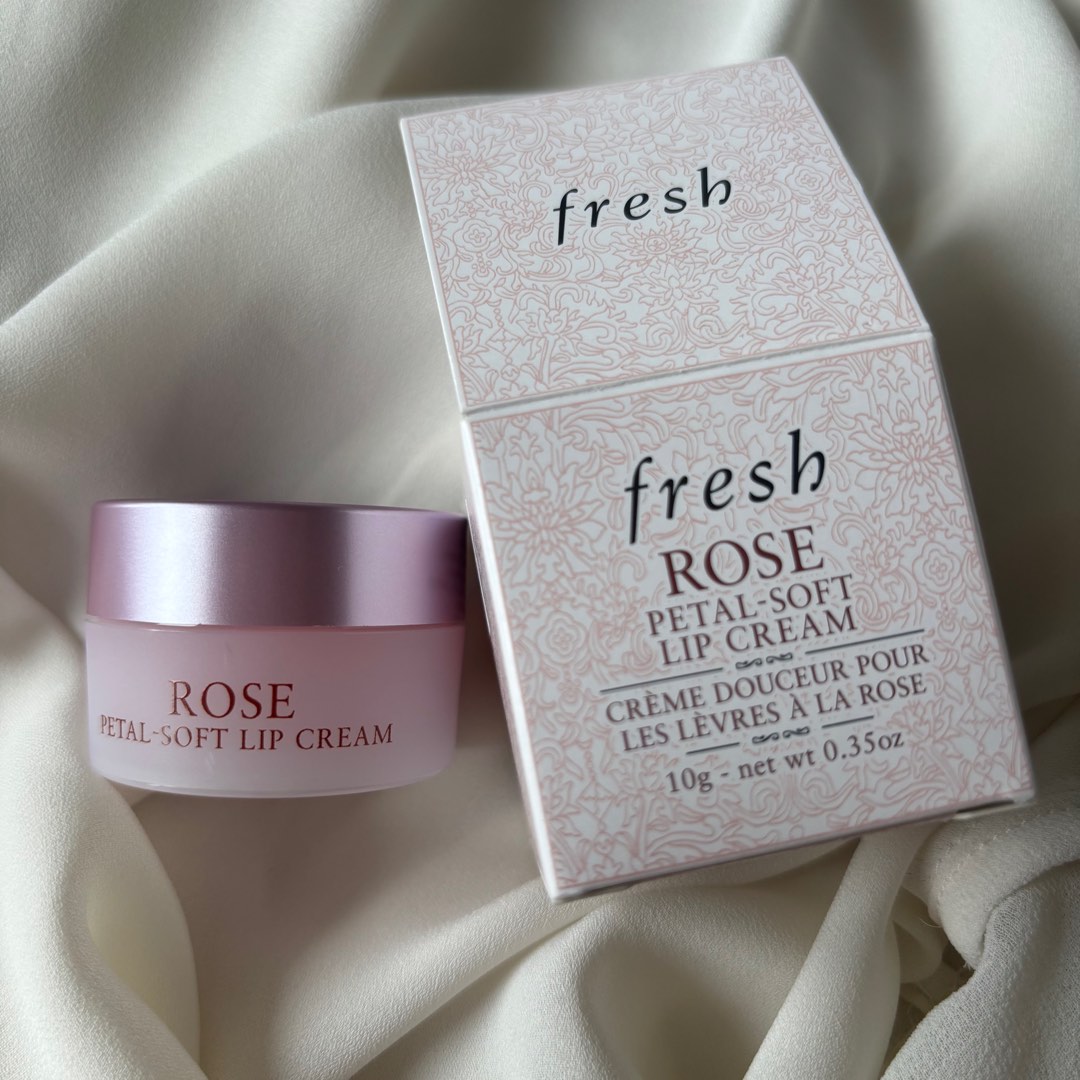 fresh rose petal lip cream 10g, Beauty & Personal Care, Face, Face Care ...