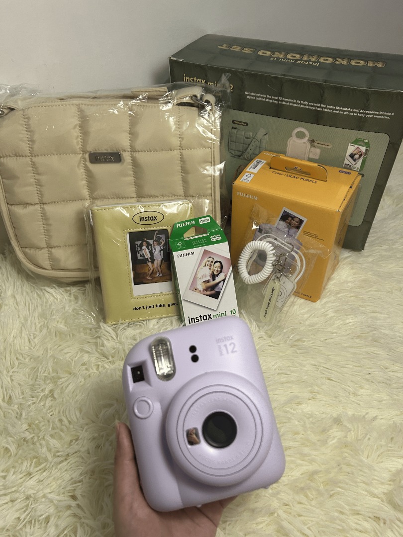 Fujifilm Instax Mini 12 Mokomoko Set, Photography, Cameras on Carousell