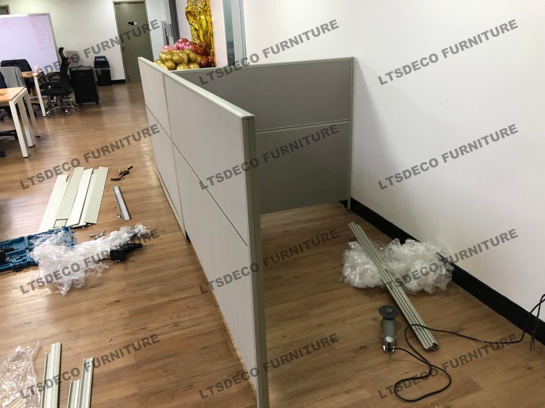 Full Fabric Panel Divider \ Office Partition, Furniture & Home Living ...