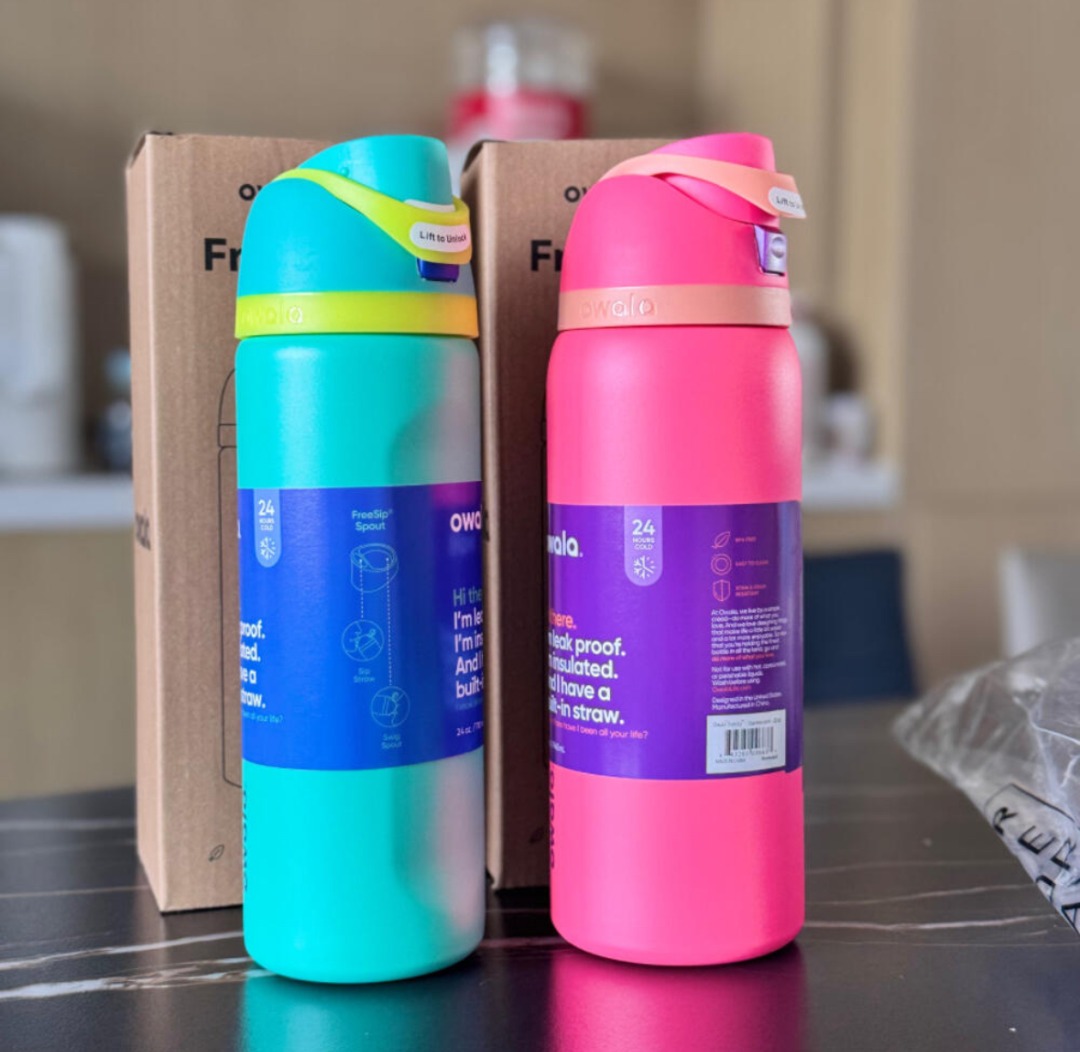 green / pink owala brand new, Furniture & Home Living, Kitchenware ...