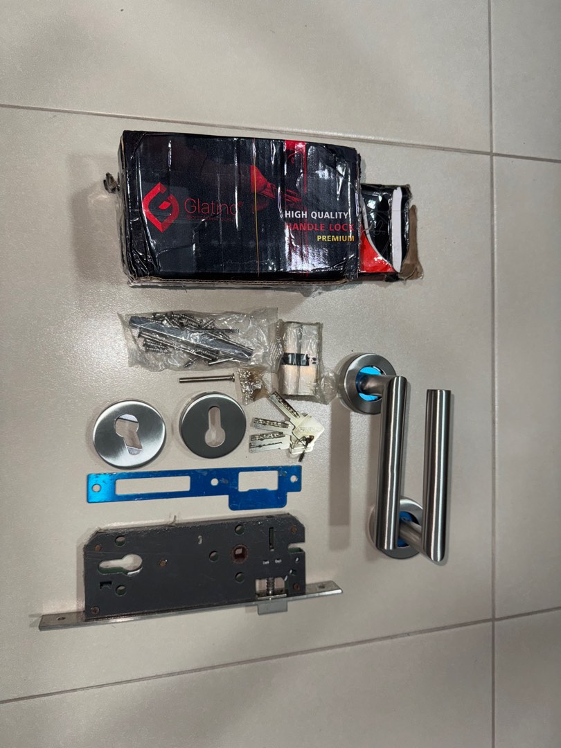 HDB Gate lock, Furniture & Home Living, Security & Locks, Locks, Doors ...