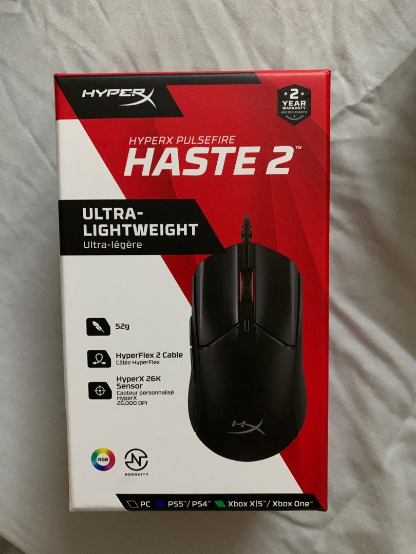 Hyperx pulsefire haste 2, Computers & Tech, Parts & Accessories, Mouse ...