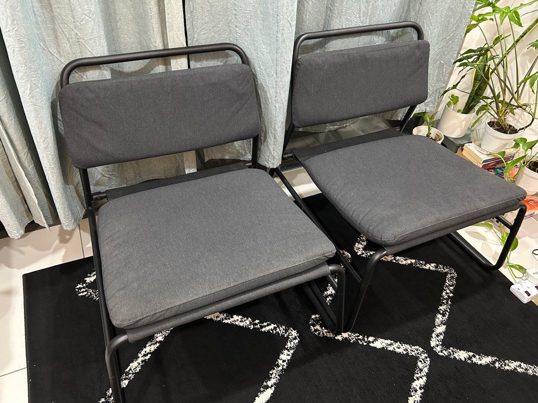 IKEA LINNEBACK Lounge Chair, Furniture & Home Living, Furniture, Chairs ...