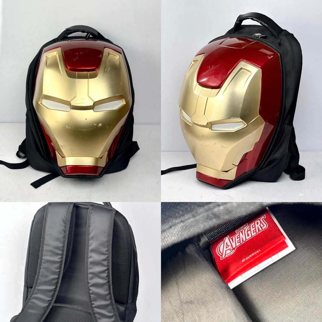 IRON MAN 3D backpack USED Avengers merch, Men's Fashion, Bags ...