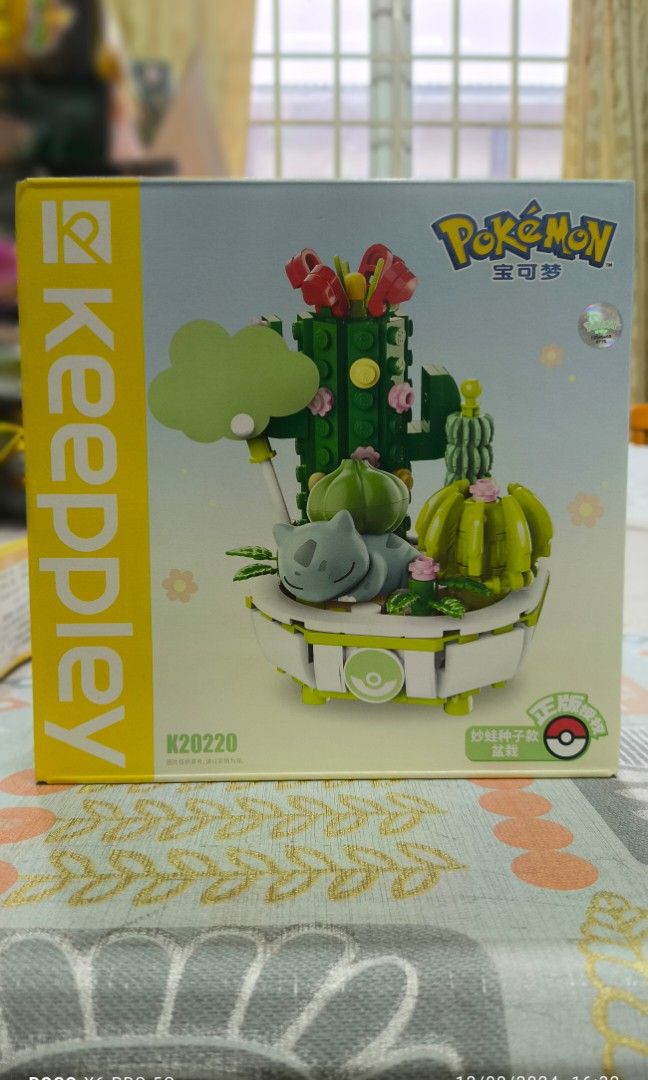 Keeppley Pokemon Building Blocks Potted Plant - Bulbasaur, Hobbies ...