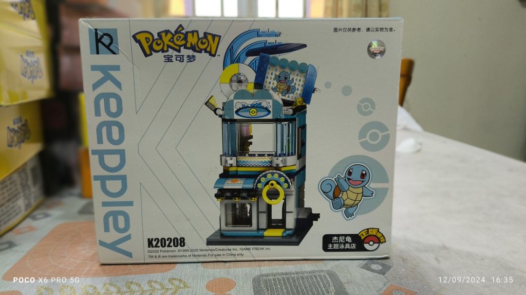 Keeppley Pokemon Building Blocks Street View - Squirtle, Hobbies & Toys ...