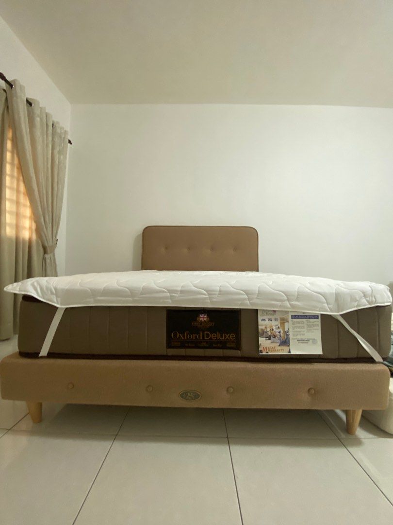 King Koil First Knight Oxford Deluxe Queen Set, Furniture & Home Living ...