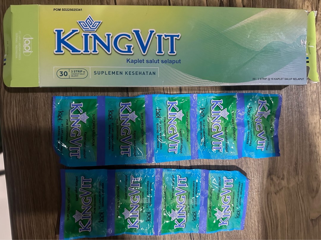 Kingvit Suplemen Pria Penyubur 18 capsul (1.5strip), Kesehatan ...