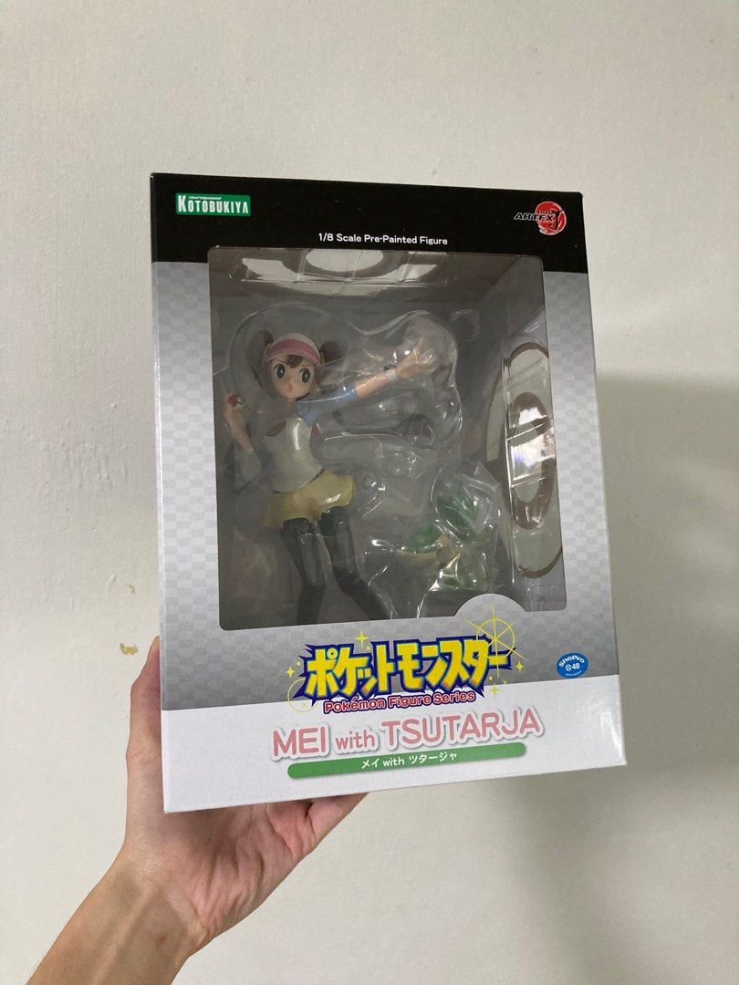 kotobukiya artfx j pokemon series scale figures - rosa with snivy ...