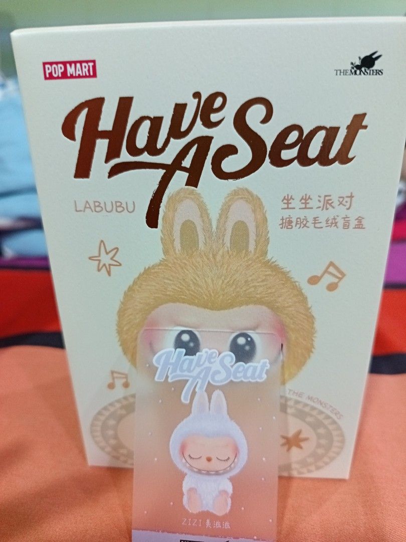 LABUBU V2 HAVE A SEAT ORIGINAL POPMART, Hobbies & Toys, Toys & Games on ...