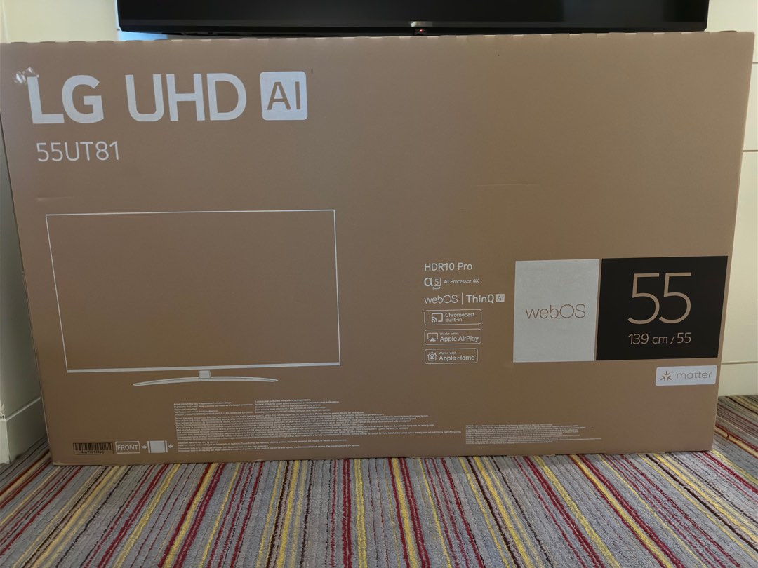 LG 55inch TV (55UT8150PSB), TV & Home Appliances, TV & Entertainment ...