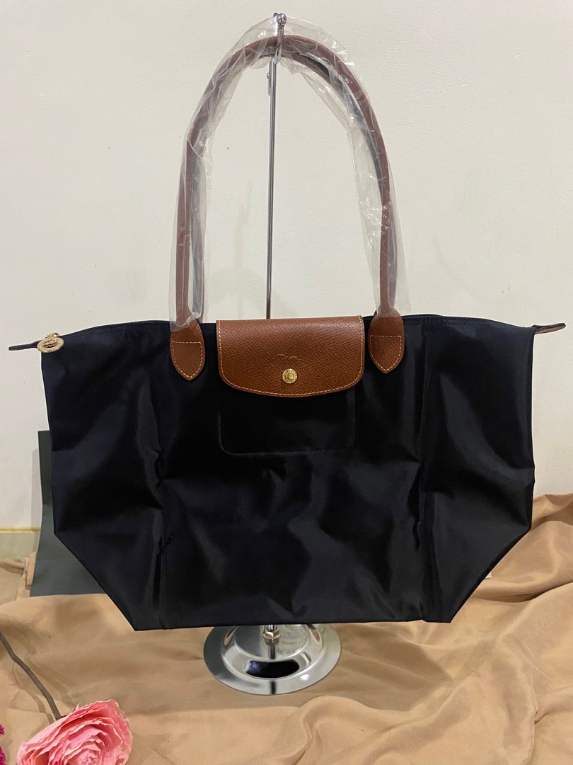 Longchamp Le Pliage Classic Medium Long Handle, Luxury, Bags & Wallets ...