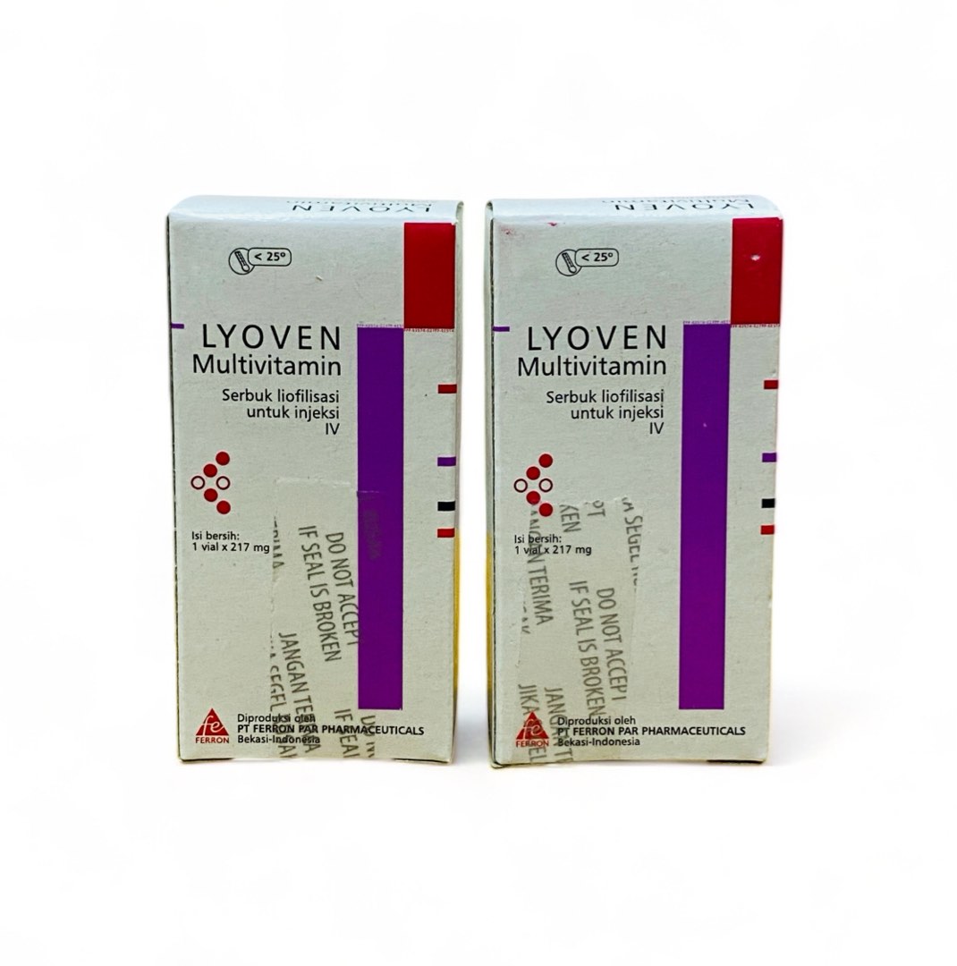 Lyoven Injeksi multivitamin booster isi 1 vial, Kesehatan & Kecantikan ...