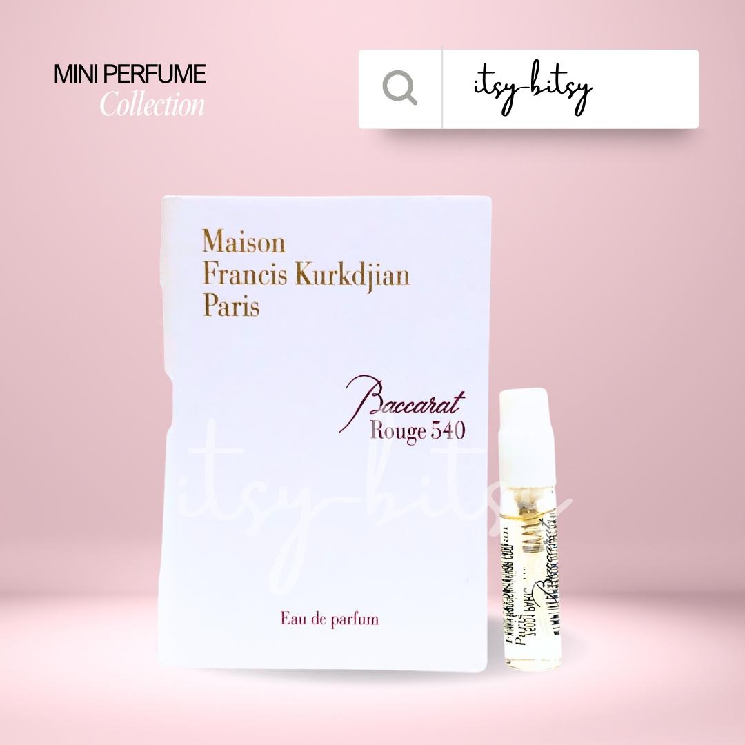 Maison Francis Kurkdjian Baccarat Rouge 540 Luxury Brand Vial Perfume 1 ...