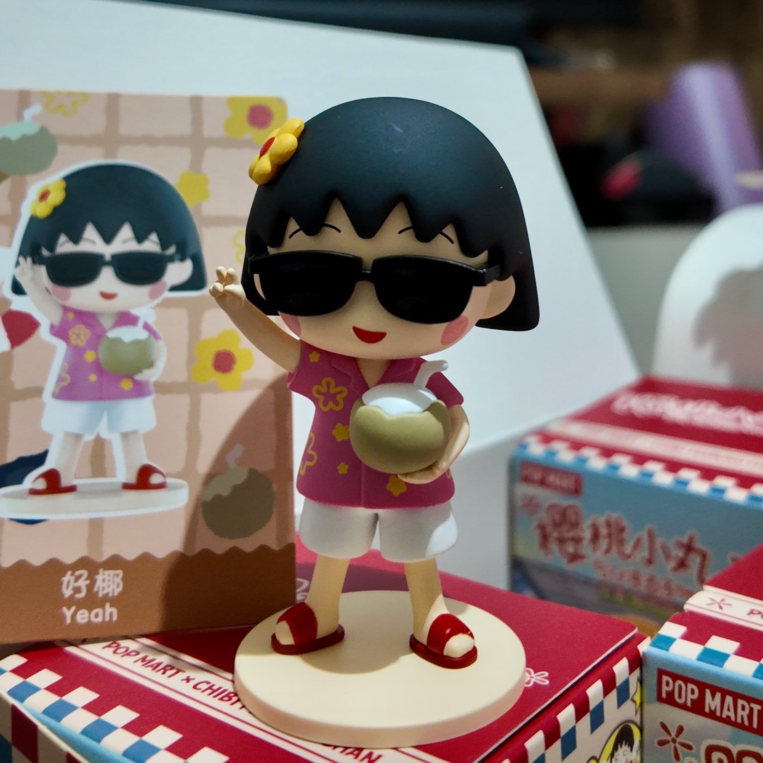 Popmart Chibi Maruko-chan Quirky Adventures Series Figures Yeah, Hobbies & Toys, Toys & Games on ...