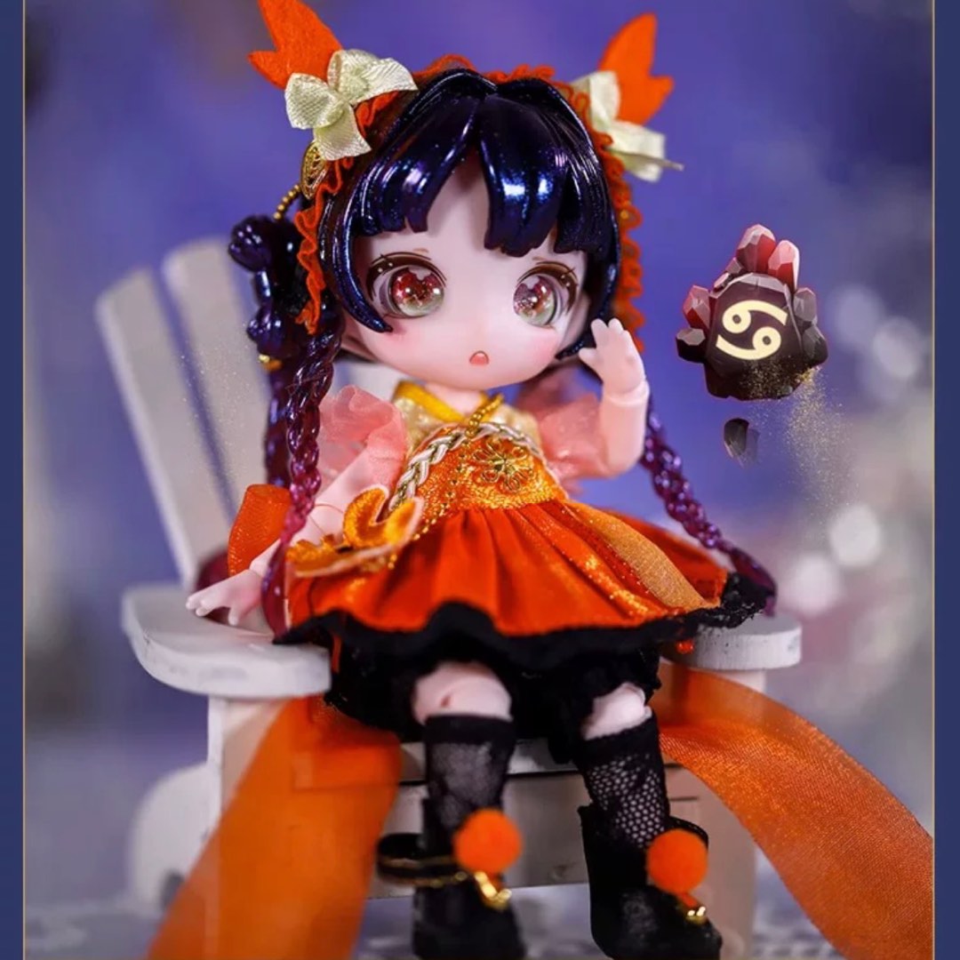 MAYTREE Cancer Zodiac Articulated BJD Figure Zodiac Girl Collectible ...
