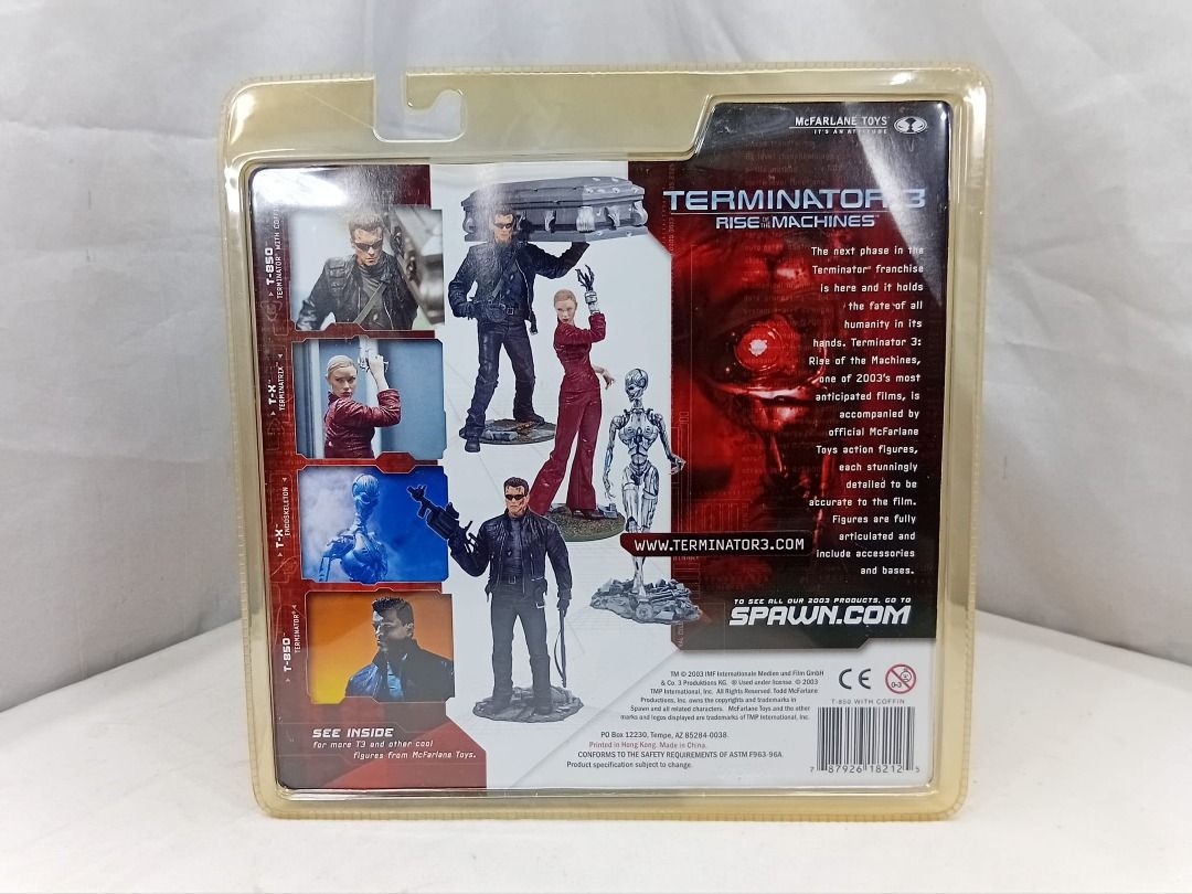 mcfarlane terminator 3 t-850 with coffin rise of the machines, Hobbies ...