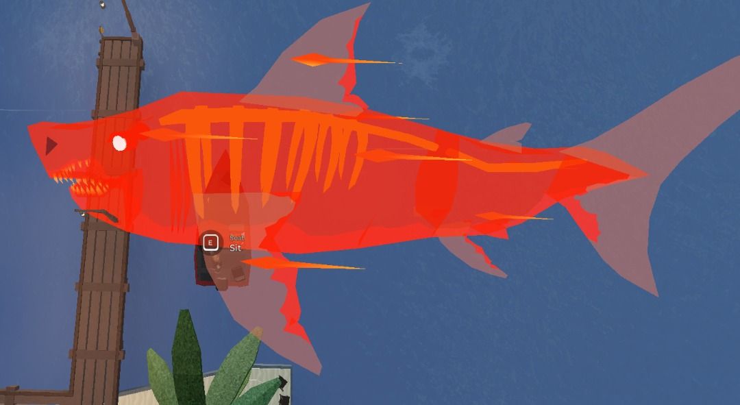 Megalodon Fisch Fish Roblox Giant Mythic Big, Video Gaming, Gaming ...