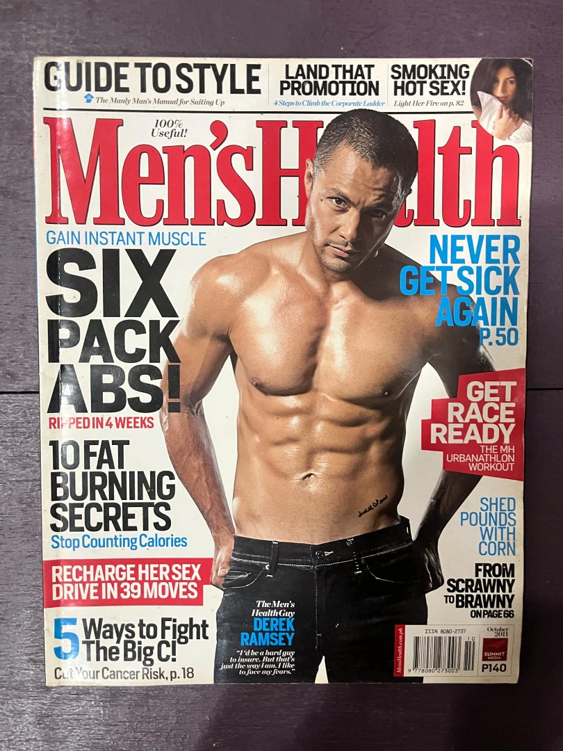 Men's Health - Oct 2011 issue, Hobbies & Toys, Books & Magazines ...