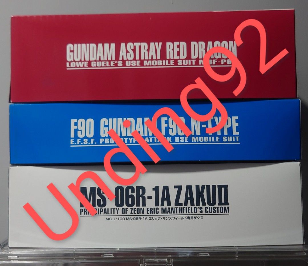 MG Gundam Astray Red Dragon / Gundam F90 N-Type / Eric Manthfield Zaku ...