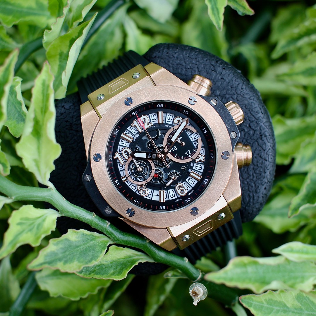 (MOD) Seiko Skeleton Chronograph Bing Bang, Men's Fashion, Watches ...