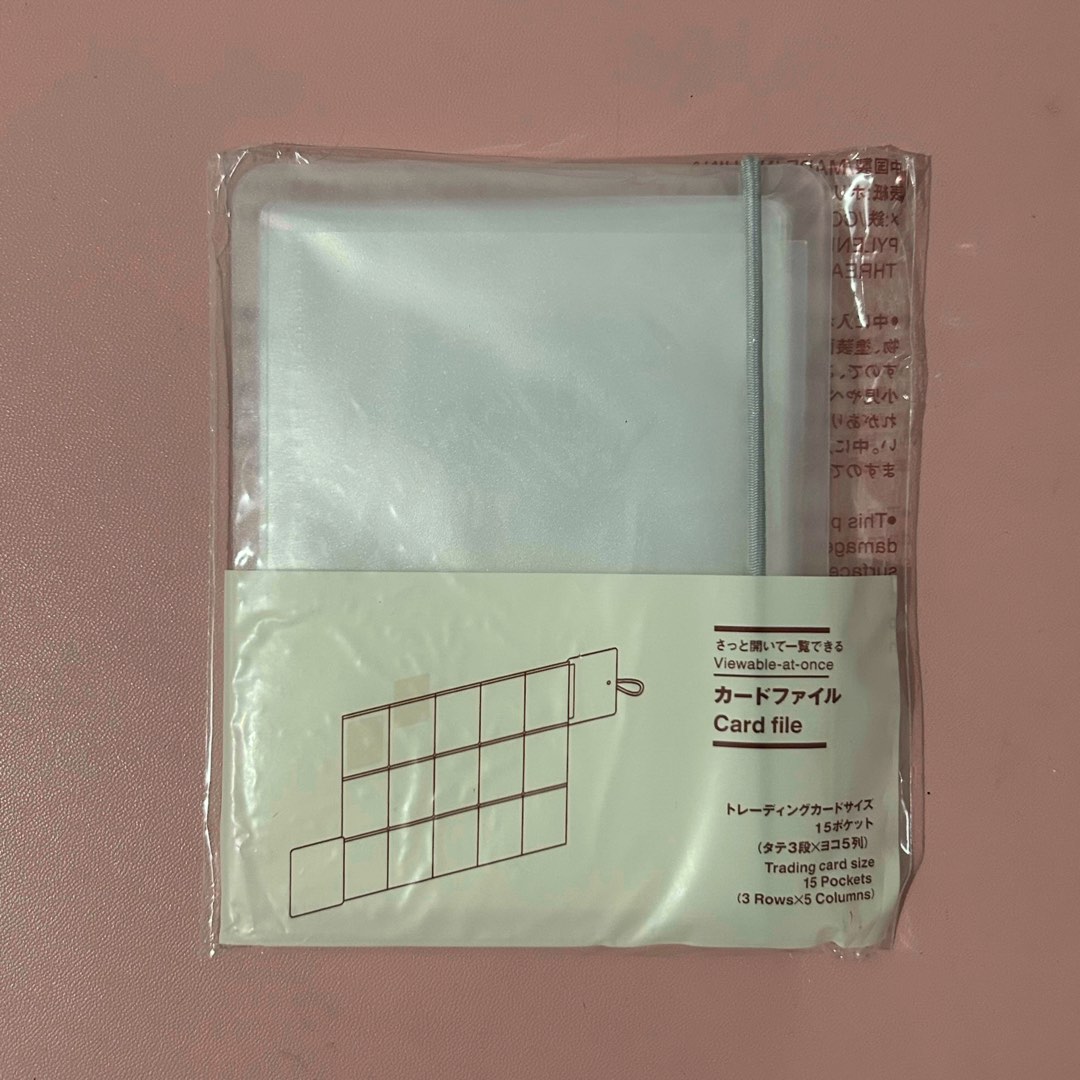 Muji Card File, Hobbies & Toys, Stationary & Craft, Other Stationery ...